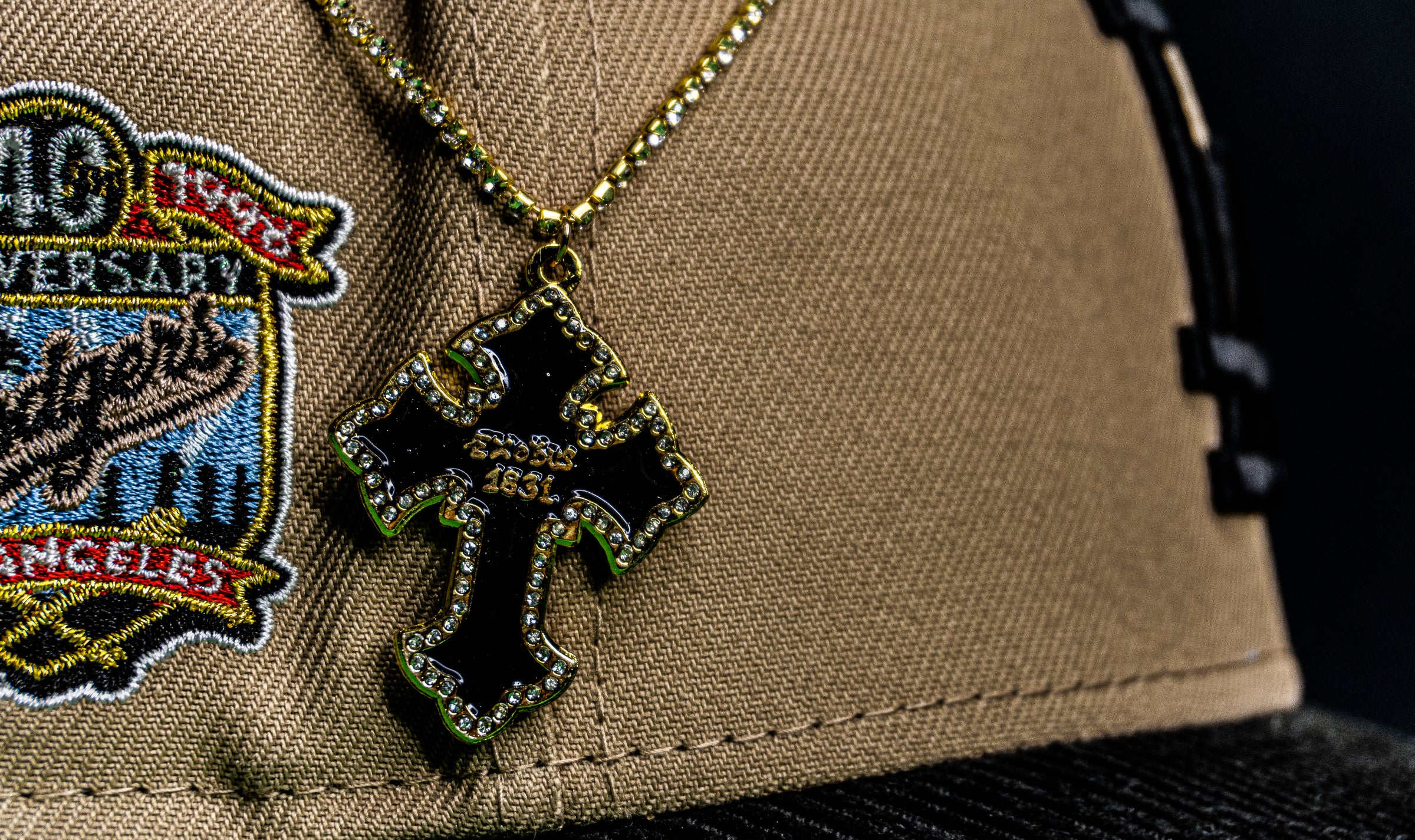 Cowboy Hat And Cross Tattoos